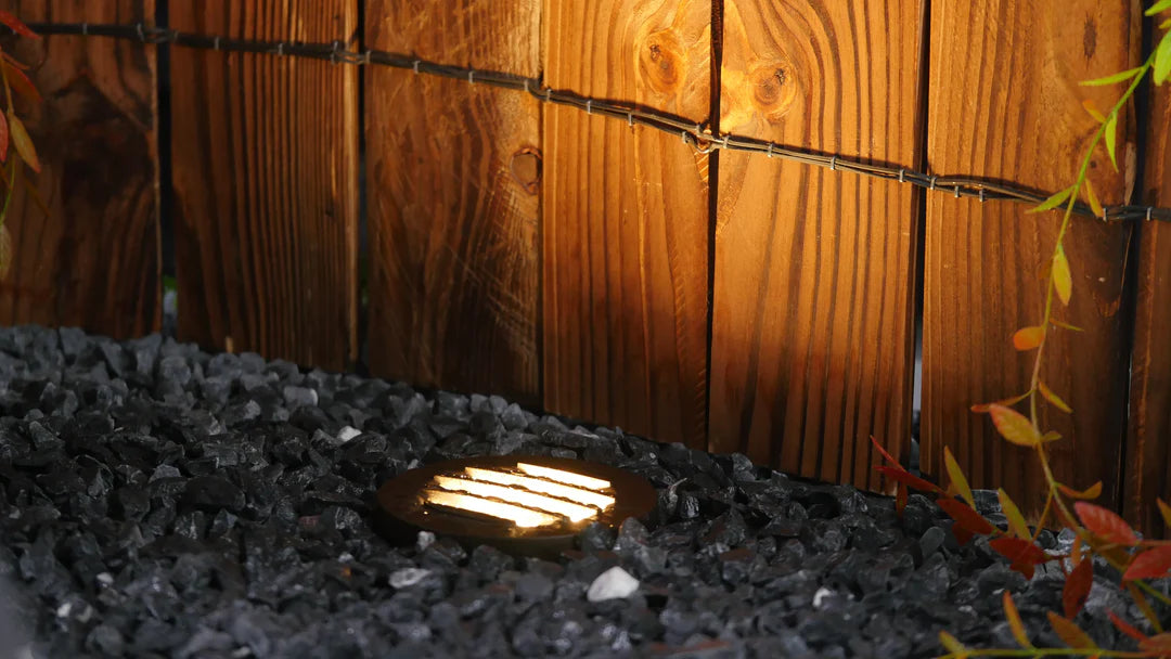 Grated In-Ground Well Light - 3000k Ebony Black – Turf Center